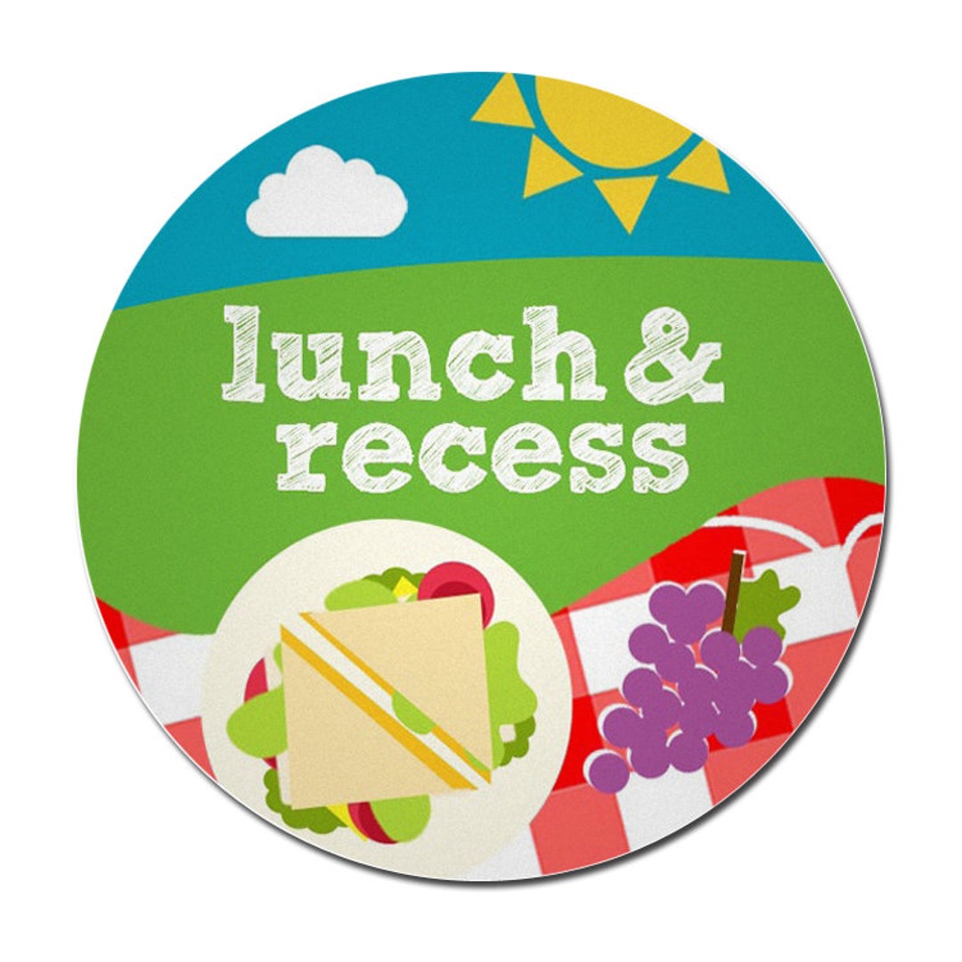 Lunch and Recess (food) Schedule Magnet - Etsy