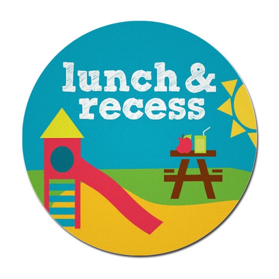 Lunch and Recess playground Magnet | Etsy