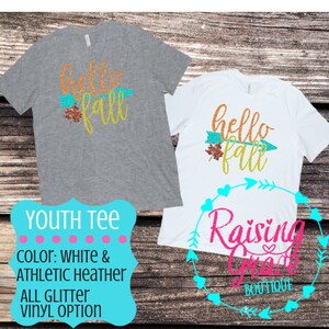 Hello Fall Bodysuit or Toddler Tee - Etsy