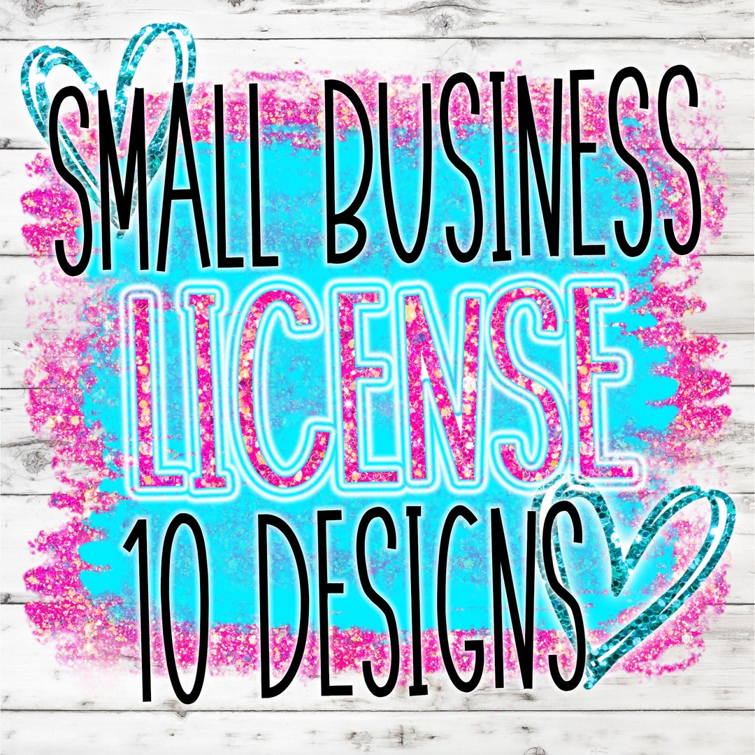 Small Business License - 10 Designs - Etsy