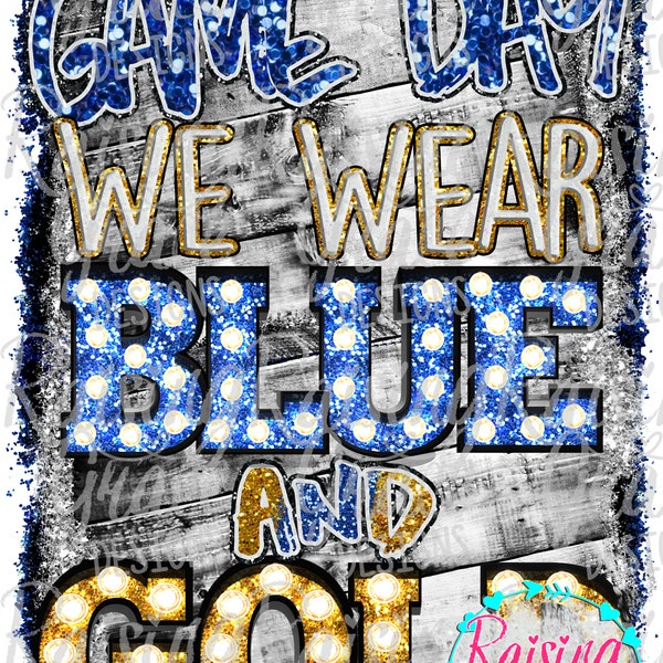 Spirit Day Blue and Gold - Etsy
