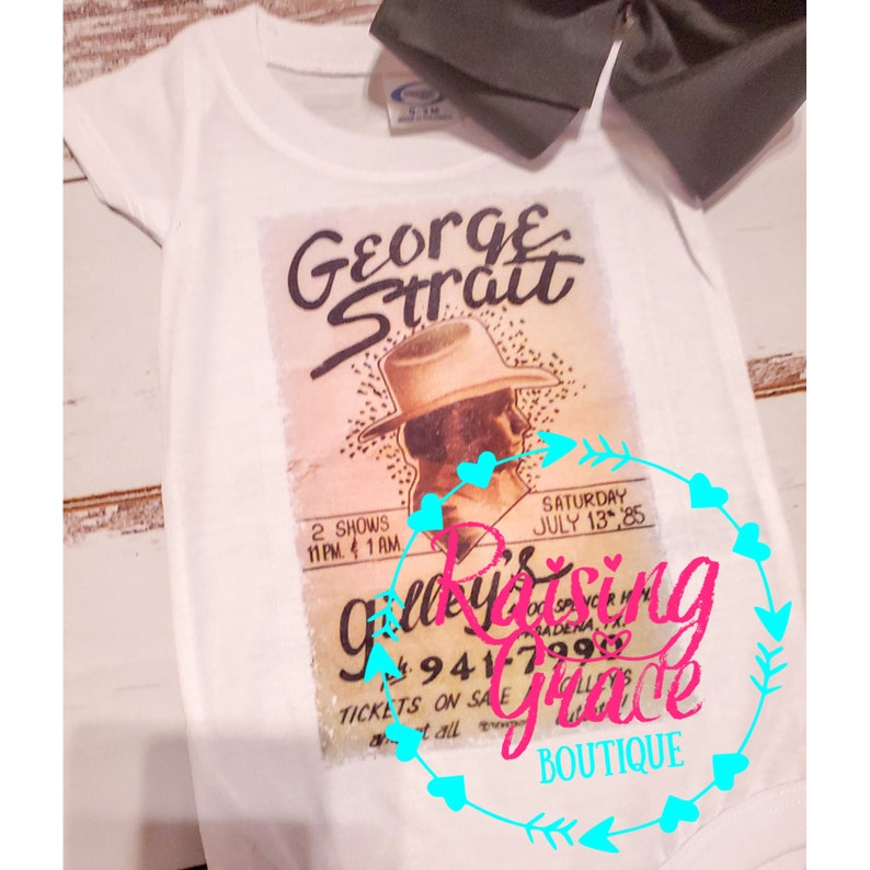 George Strait at Gilley's Sublimated on an Infant | Etsy