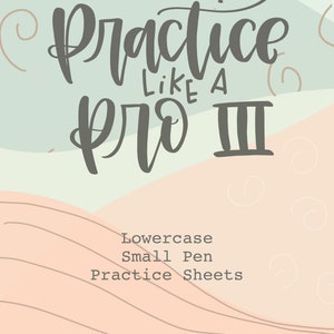 Two-pack Bundle, Practice Like a Pro III and IV, Small-pen Hand ...