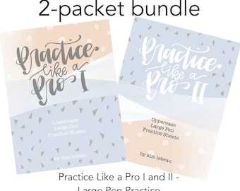 Practice Like a Pro II Large-pen Uppercase Practice Hand | Etsy