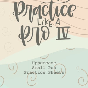 Two-pack Bundle, Practice Like a Pro III and IV, Small-pen Hand ...
