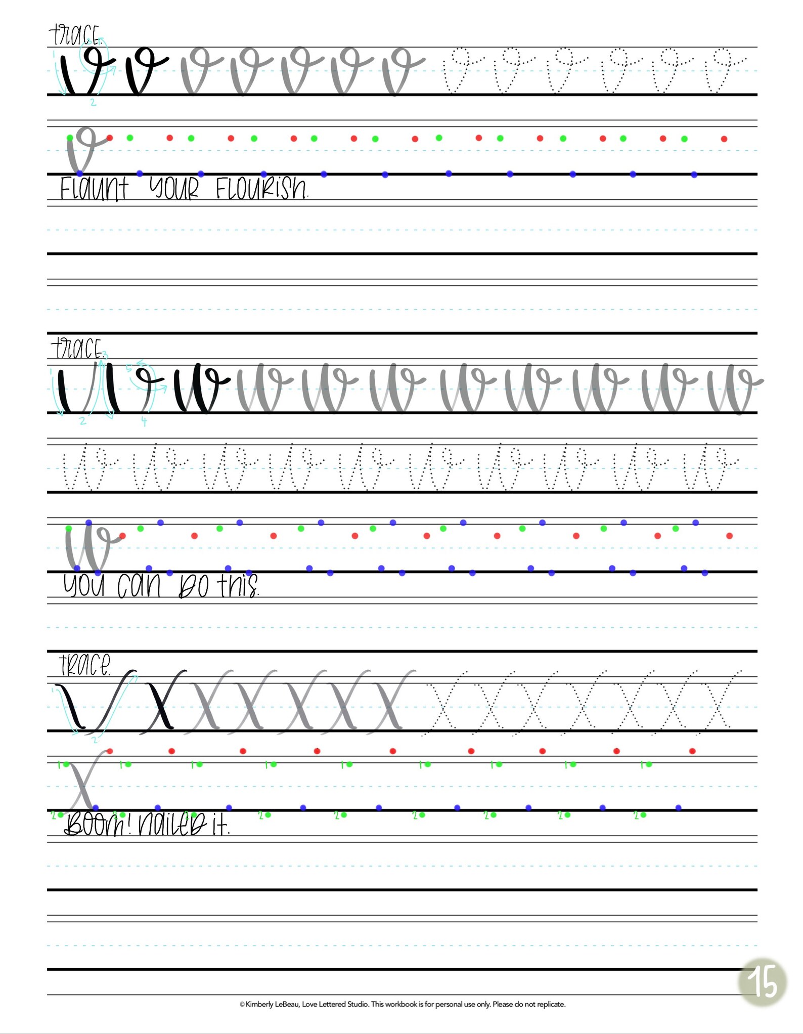 Practice Like a Pro IV Small-pen Uppercase Practice Hand | Etsy