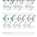 Find Your Lettering Style, Top 100 Words in the English Language ...