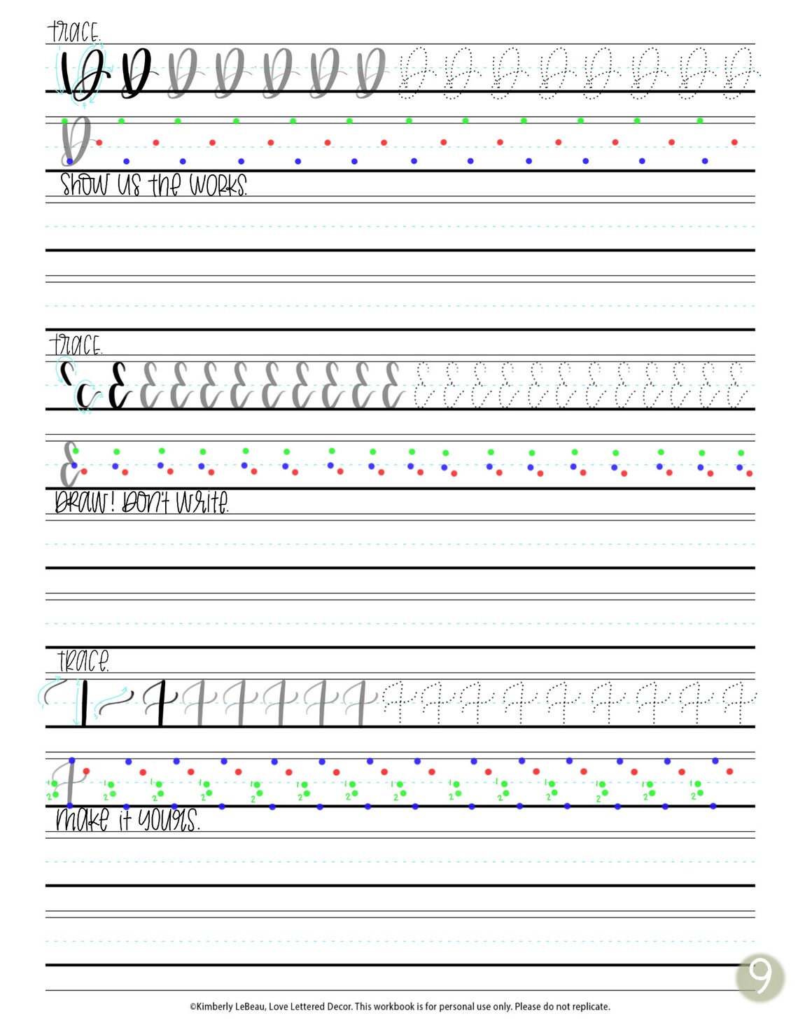 Practice Like a Pro IV Small-pen Uppercase Practice Hand | Etsy