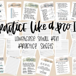 Two-pack Bundle, Practice Like a Pro III and IV, Small-pen Hand ...