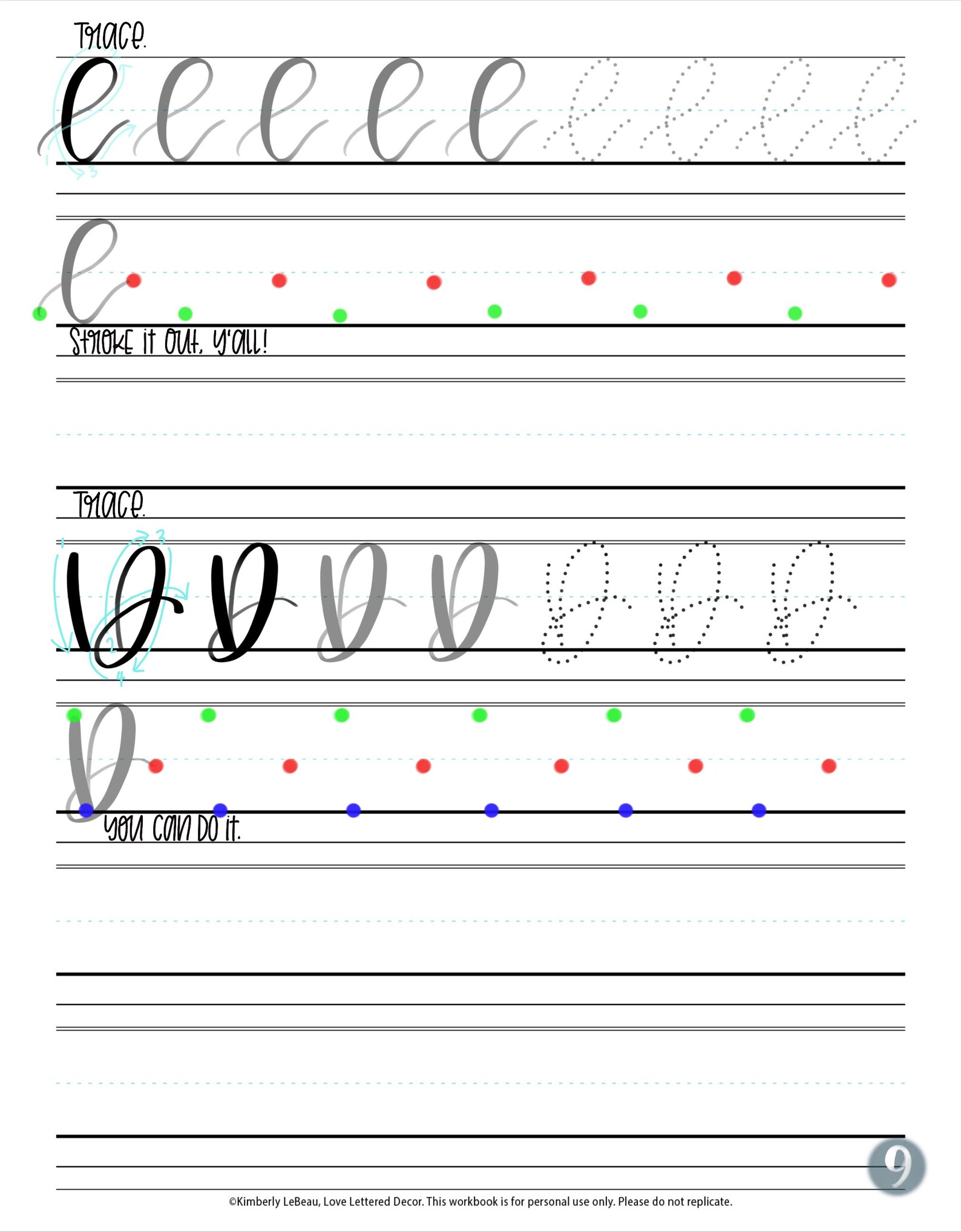 Practice Like a Pro II Large-pen Uppercase Practice Hand | Etsy