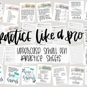 Two-pack Bundle, Practice Like a Pro III and IV, Small-pen Hand ...