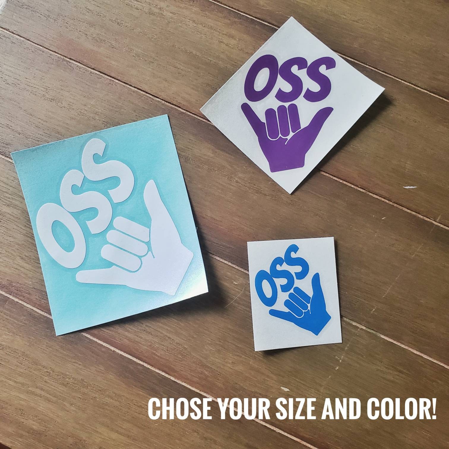 OSS Shaka decal sticker | Etsy