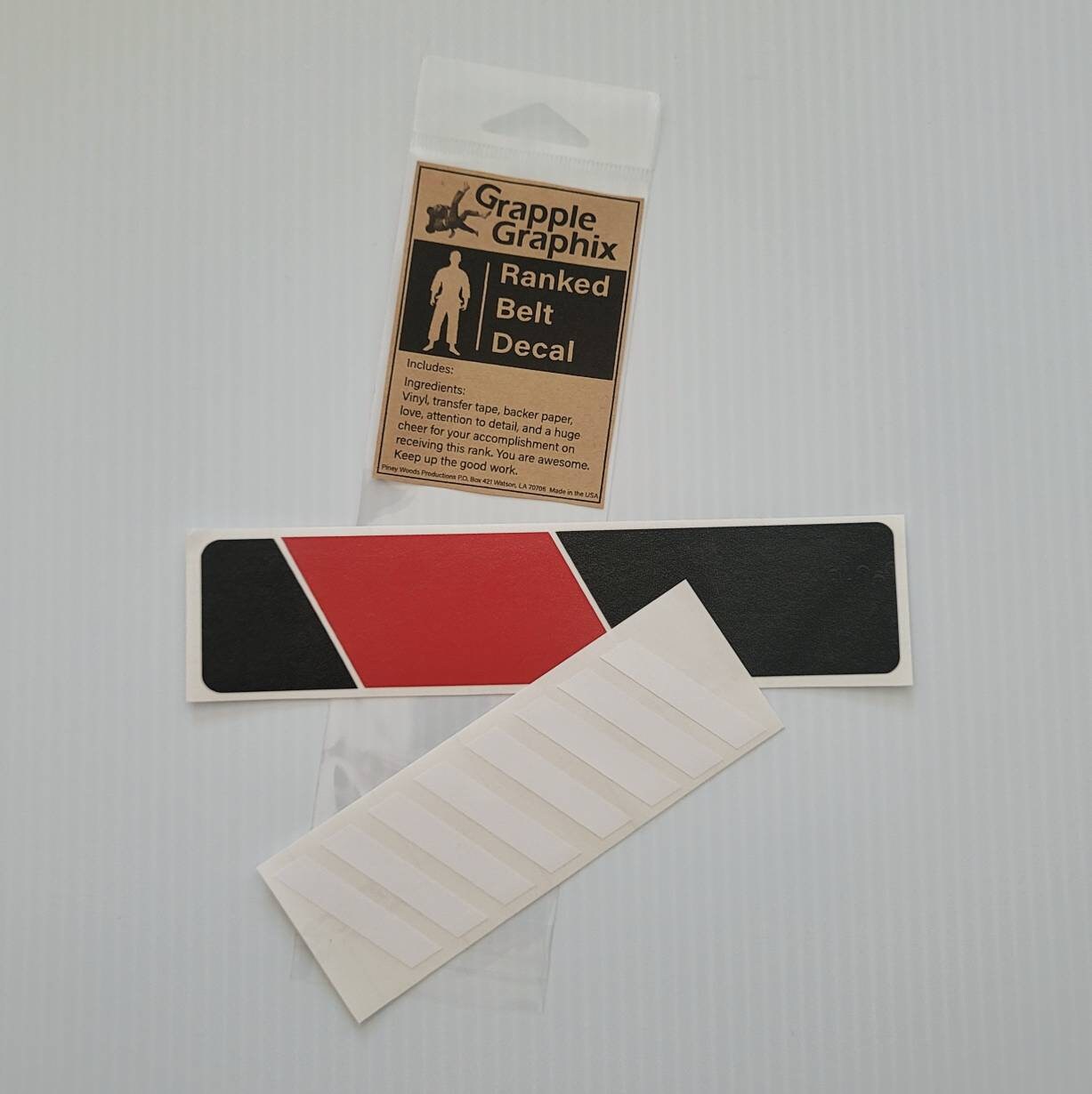 BJJ Ranked Black Belt Vinyl Car Decal Sticker - Etsy