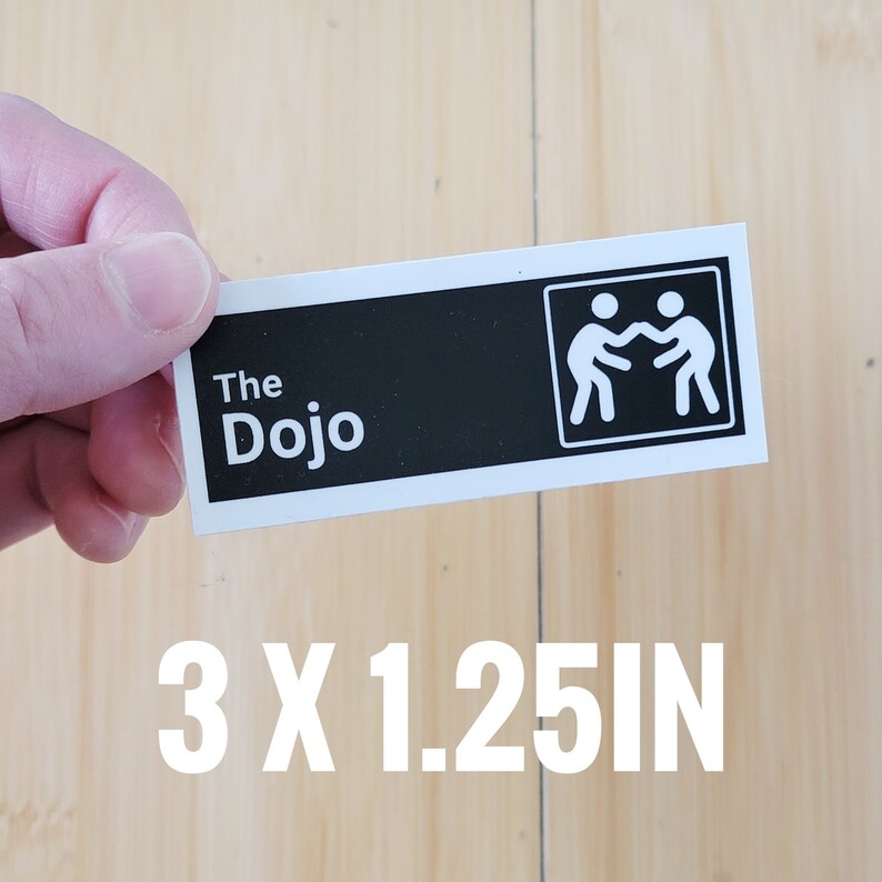 The Dojo Jiu Jitsu Judo Sticker - Etsy