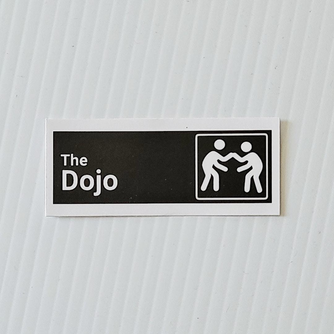 The Dojo Jiu Jitsu Judo Sticker - Etsy