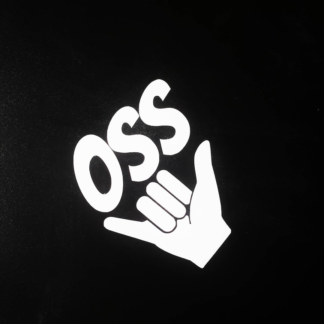OSS Shaka Decal Sticker - Etsy