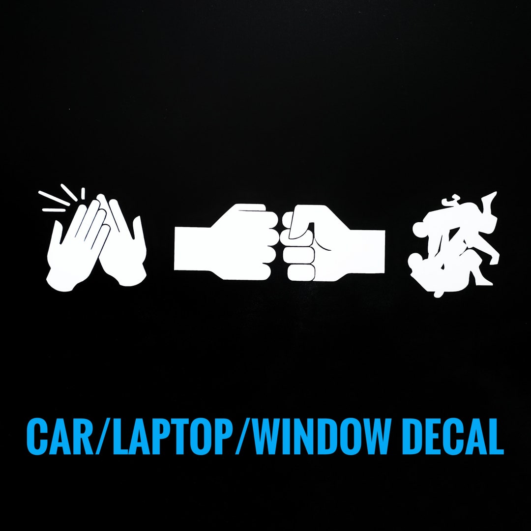 Solid Slap-bump-roll Decal Sticker for Cars-windows-laptops-etc - Etsy