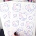 Bubble Friends Sticker Sheet | Pastel Pink Kawaii Cute Frutiger Aero ...