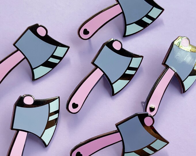 Love Axe Hard Enamel Pin - Etsy