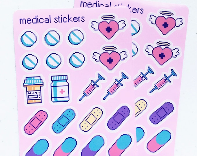 Love and Care Menhera Sticker Sheet - Etsy