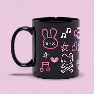 Emo Scribbles Mug - Etsy