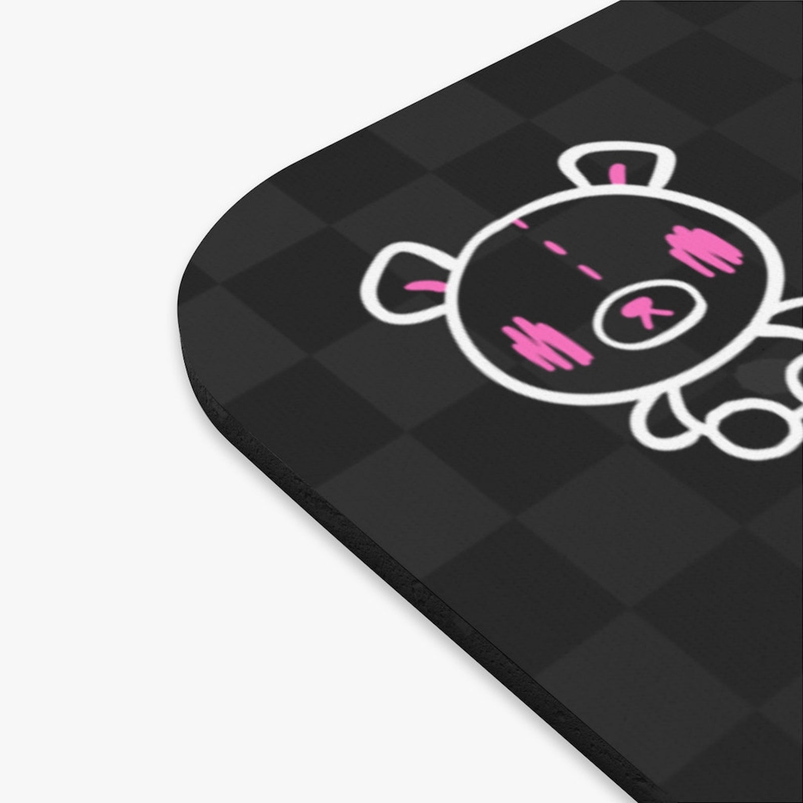 Emo Scribbles Mouse Pad | Aesthetic Gamer Desk Setup | Pink Black Y2k ...