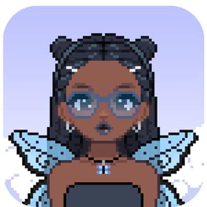 Fairy Pixel Doll Stickers | Pixel Art Y2k Fairycore Cyber Pastel ...