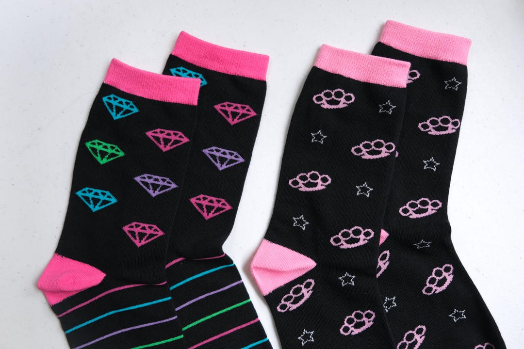 Scenecore Socks | Emo Accessories Y2k Mall Goth Early 2000s Mcbling ...