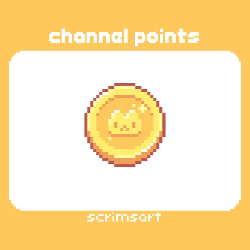 Twitch Channel Points Icons Cats - Etsy