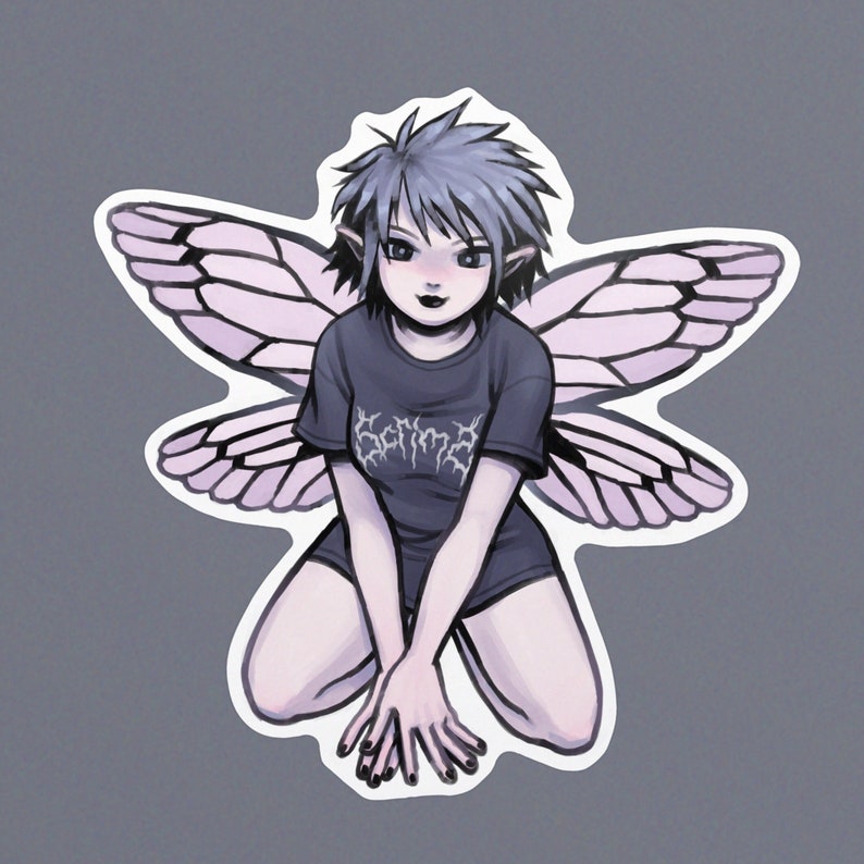 HXC Fairy Sticker Y2k Scenecore Mall Goth Emo Fairycore - Etsy
