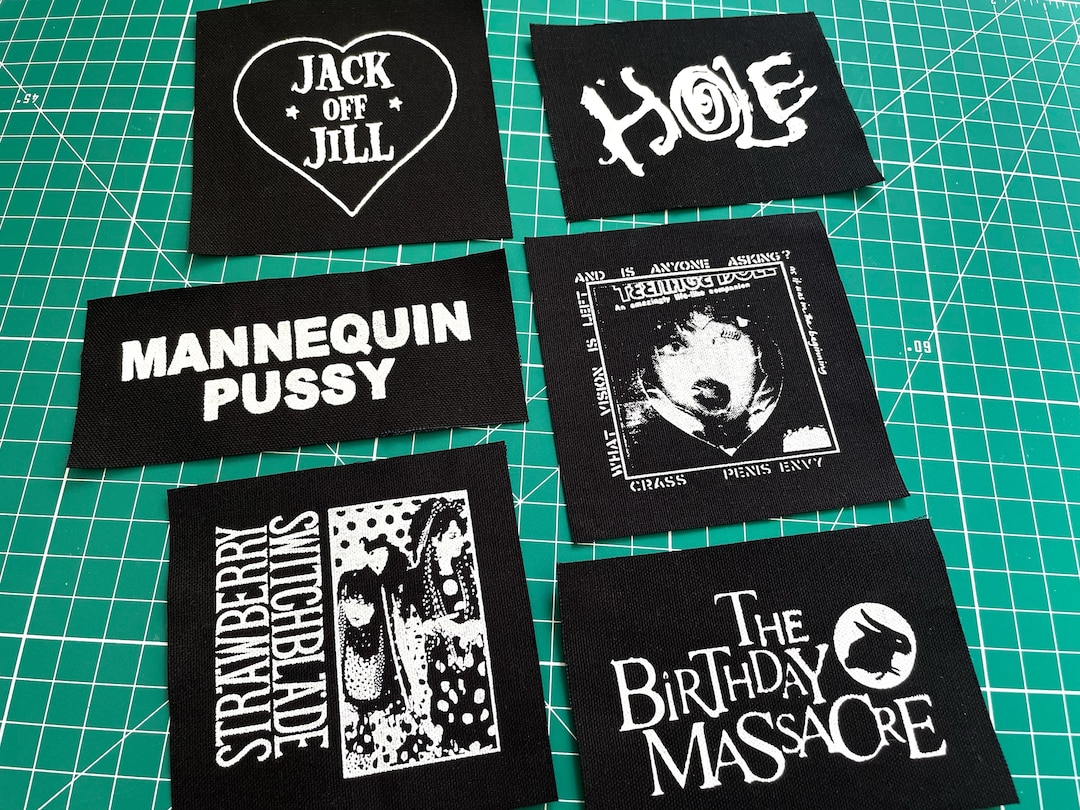 Band Patches | Punk Rock Grunge Riot Grrrl 80s 90s Y2k Goth Emo Dark ...