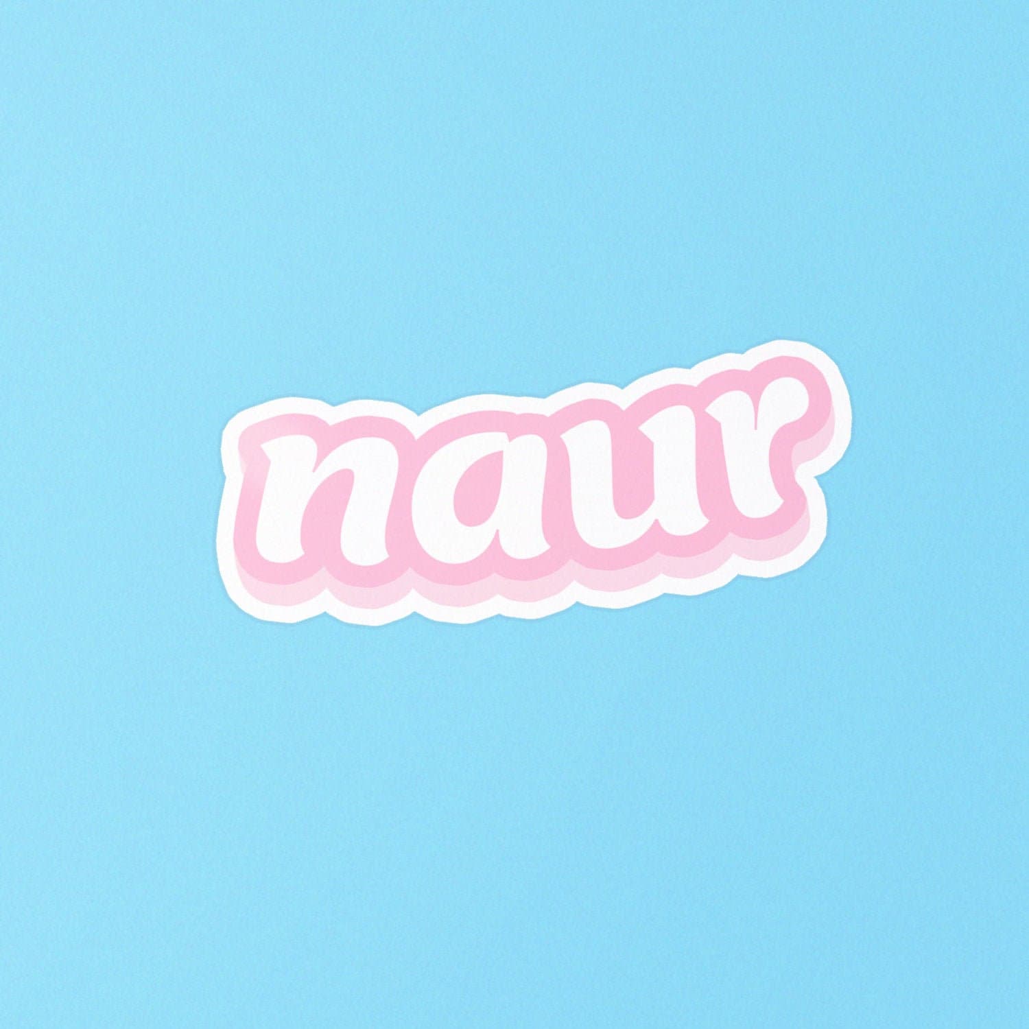 Naur sticker | Etsy