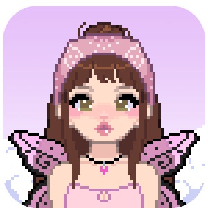 Fairy Pixel Doll Stickers | Pixel Art Y2k Fairycore Cyber Pastel ...