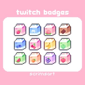 Pixel Peepo Sub/bit Badges - Etsy Canada
