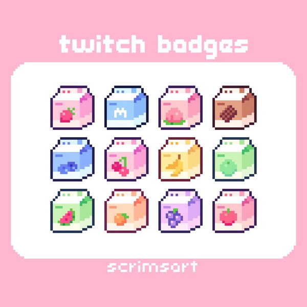Pixel Peepo Sub/bit Badges - Etsy Canada