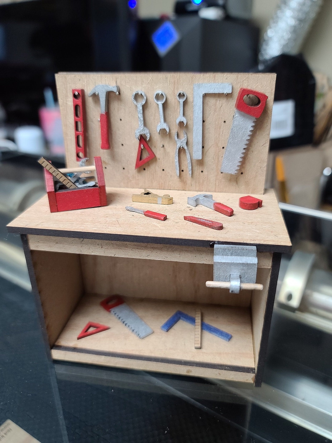 Miniature Tool Bench Kit 1:12 Scaleunfinished KIT - Etsy