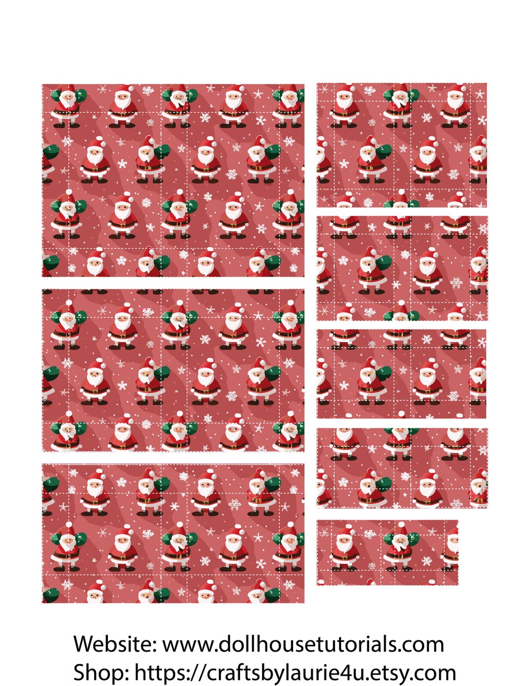 Holiday Wrapping Paper Box Set 112024 DIGITAL DOWNLOAD - Etsy