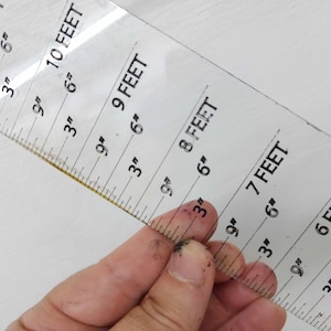 1:12 or 124 Scale Dollhouse Ruler - Etsy