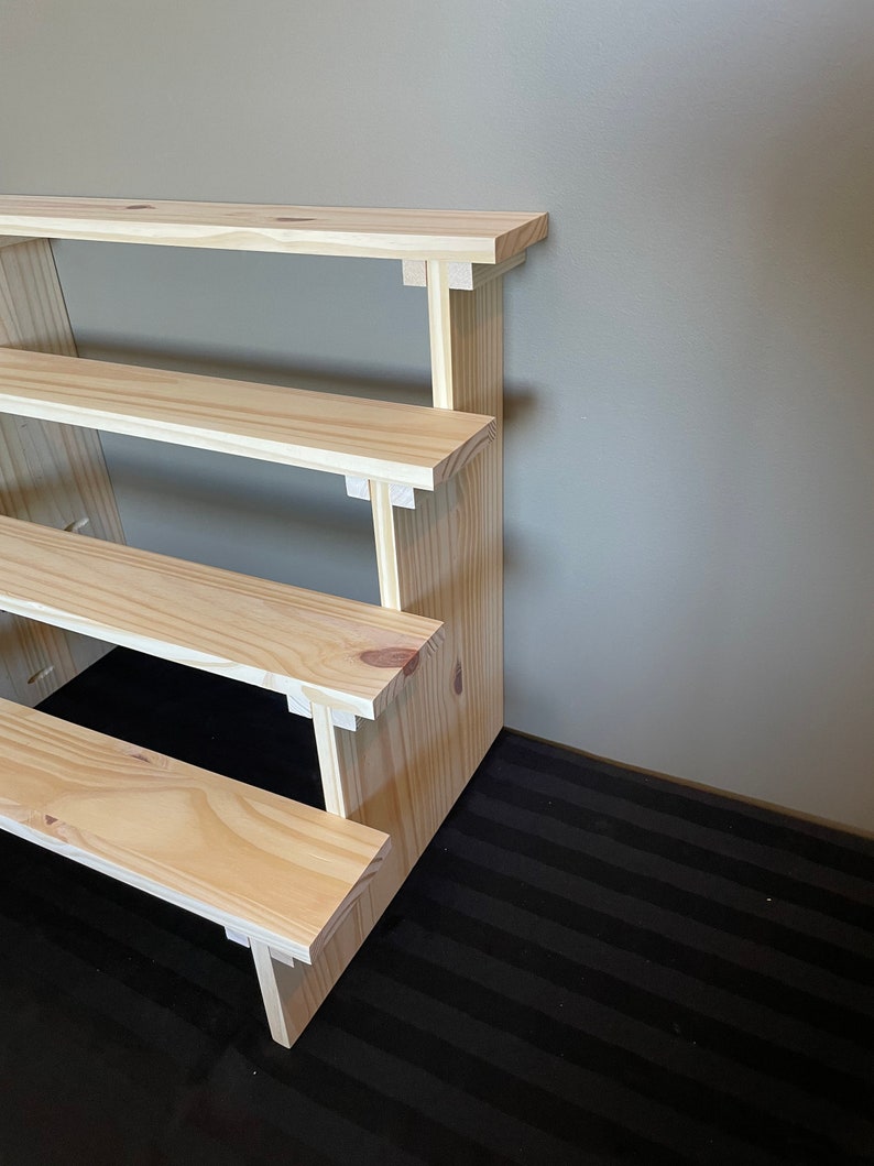 4 Shelf: Craft Display Shelves 4 Depth Display Your Items on These ...