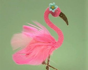 Flamingo Cake Topper . - Etsy