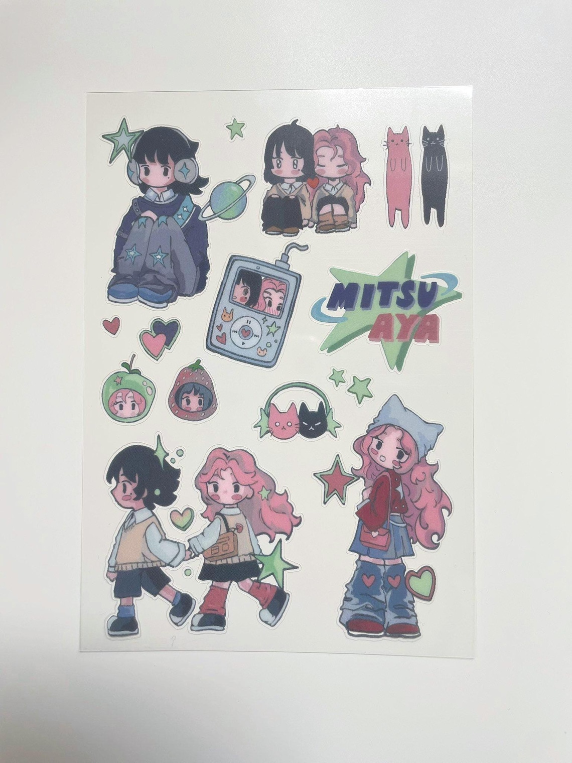 Mitsuaya Sticker Sheet - Transparent, A6 - Etsy