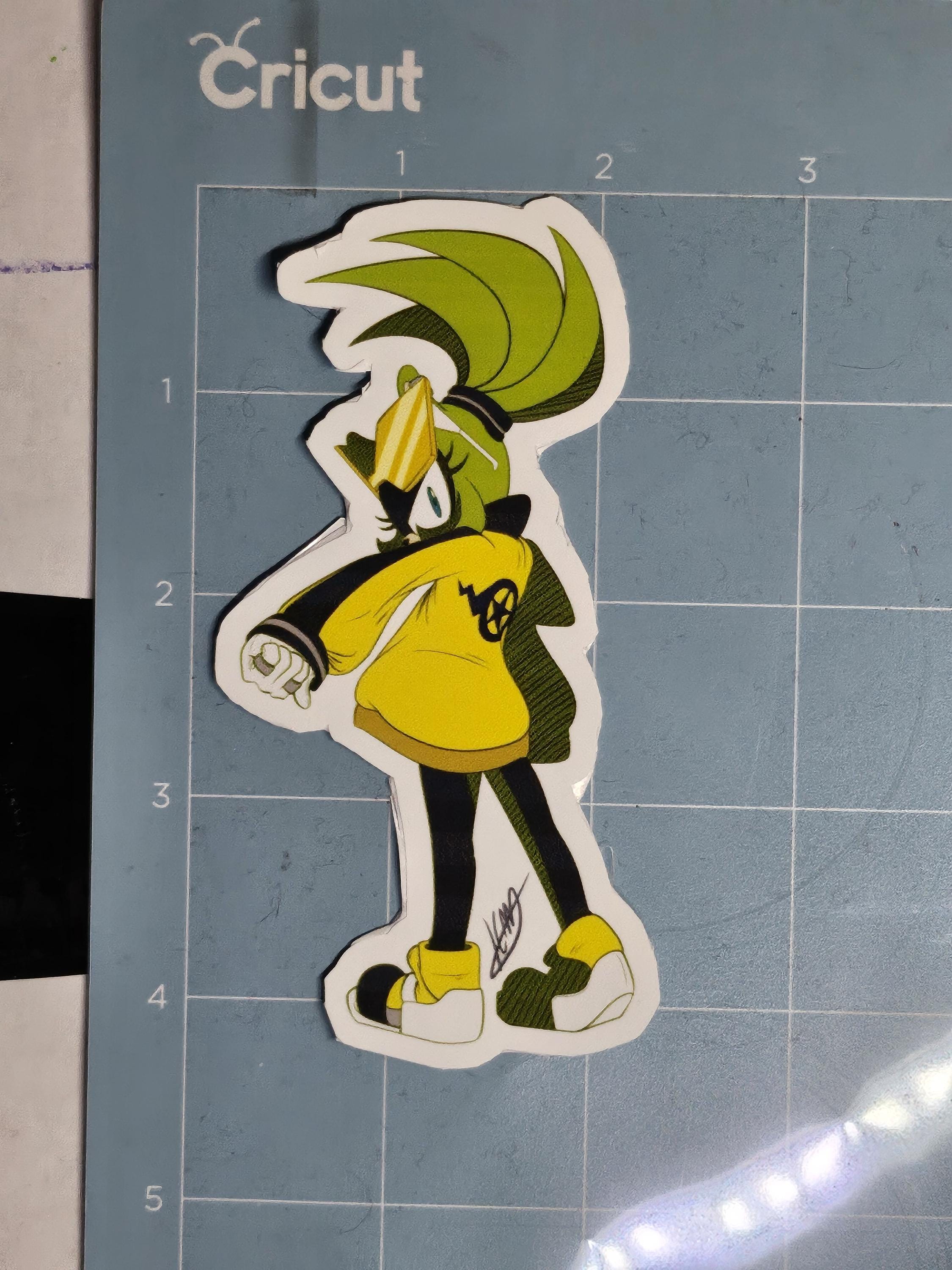 Sonic Riders Surge FANART Waterproof Stickers - Etsy