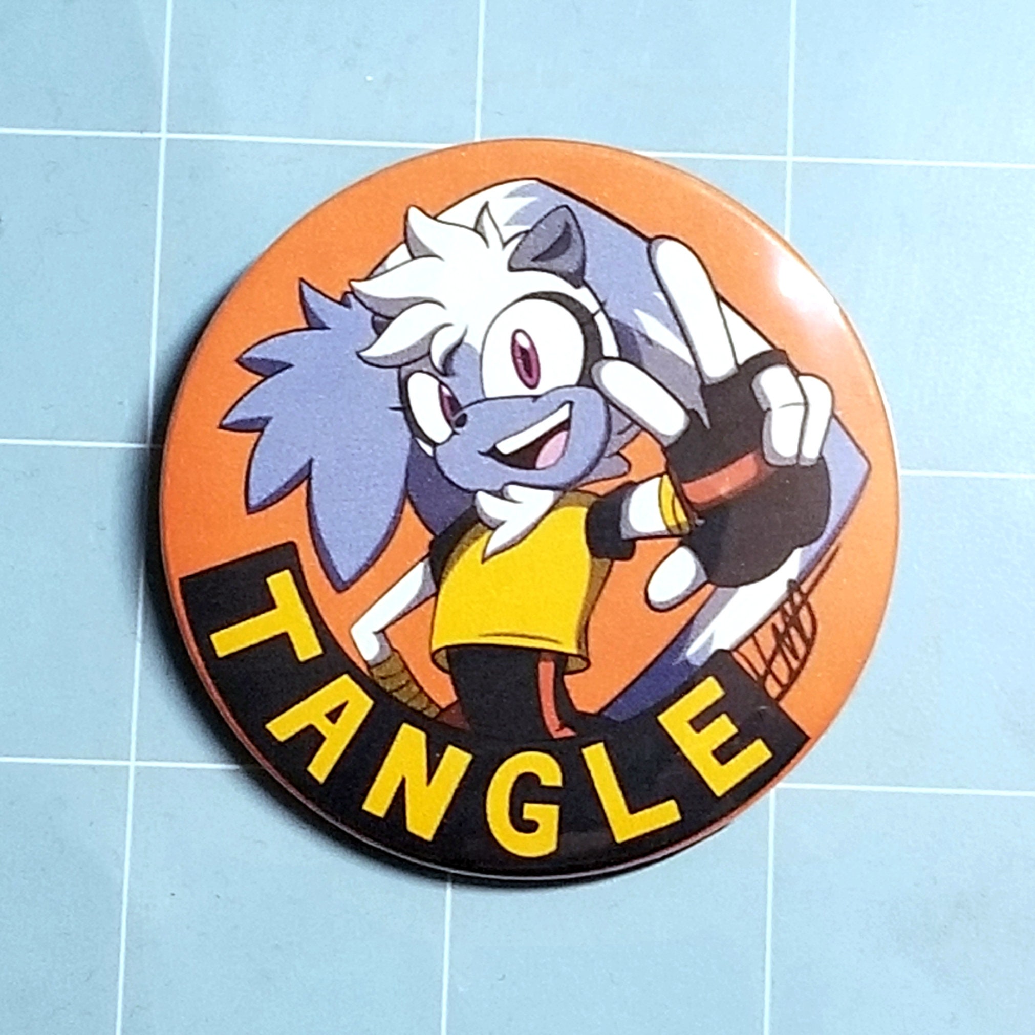 Tangle the Lemur FANART Buttons - Etsy