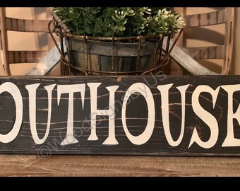 Outhouse signs | Etsy