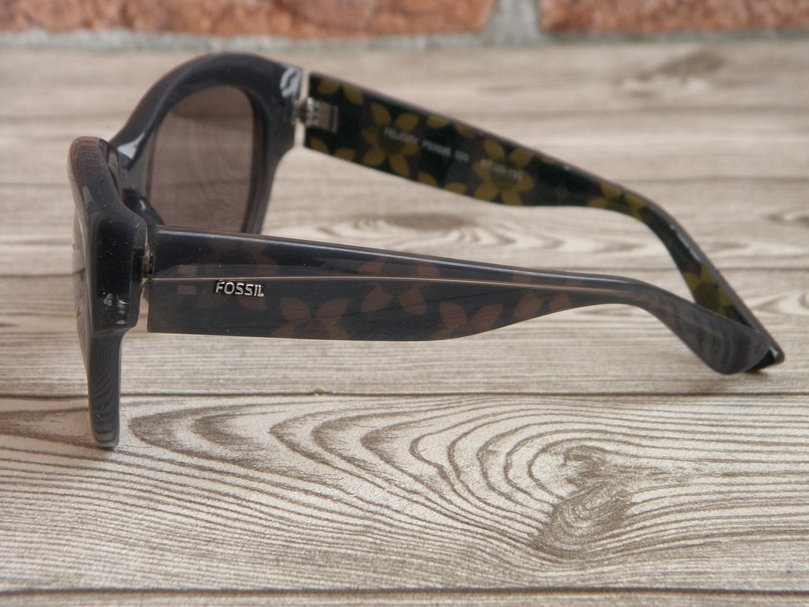 Vintage Sunglasses Fossil Gray Sunglasses Fossil With Frames - Etsy