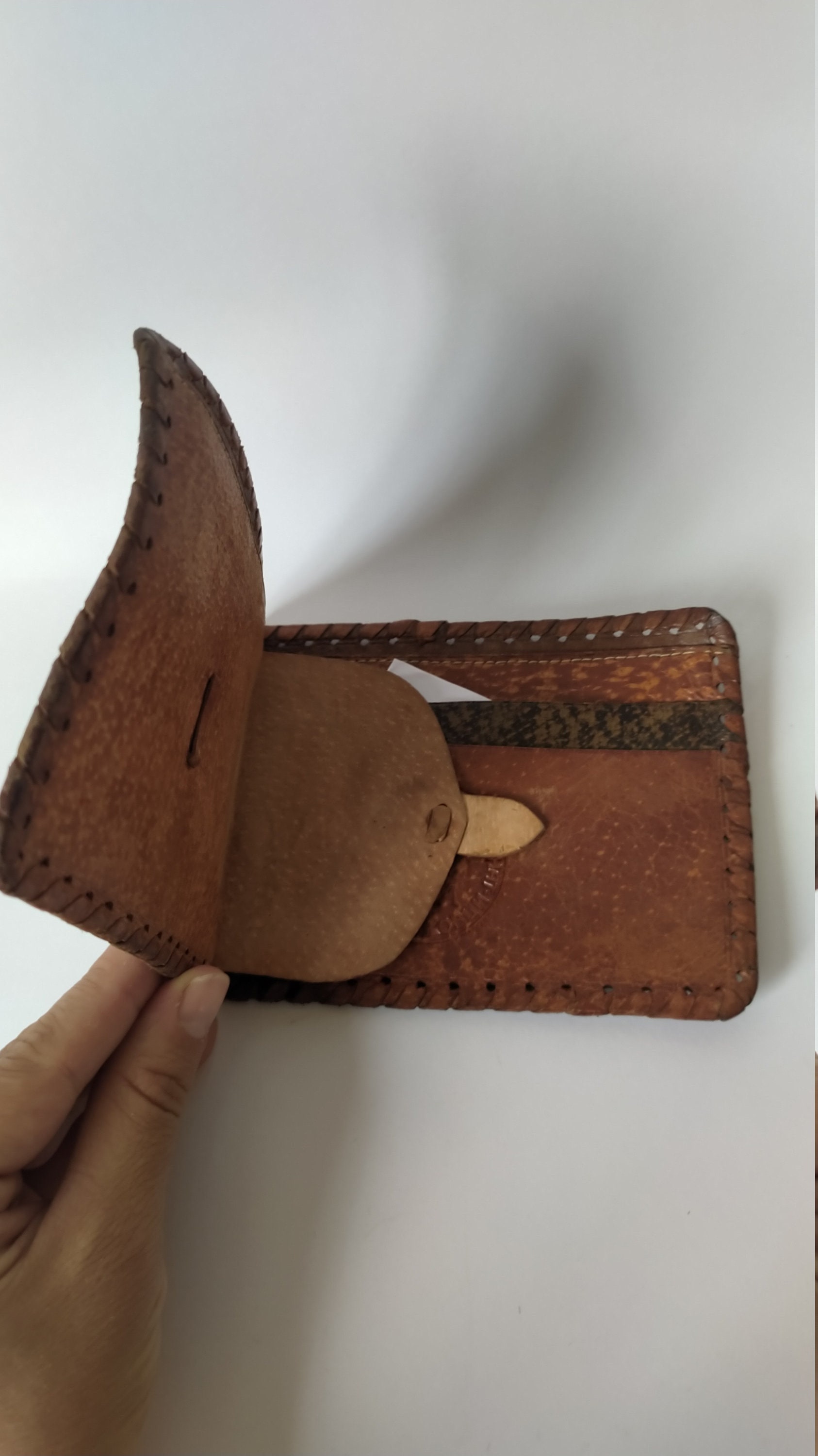 Retro Leather Wallet Vintage Brown Wallet Vintage Purse Old - Etsy UK