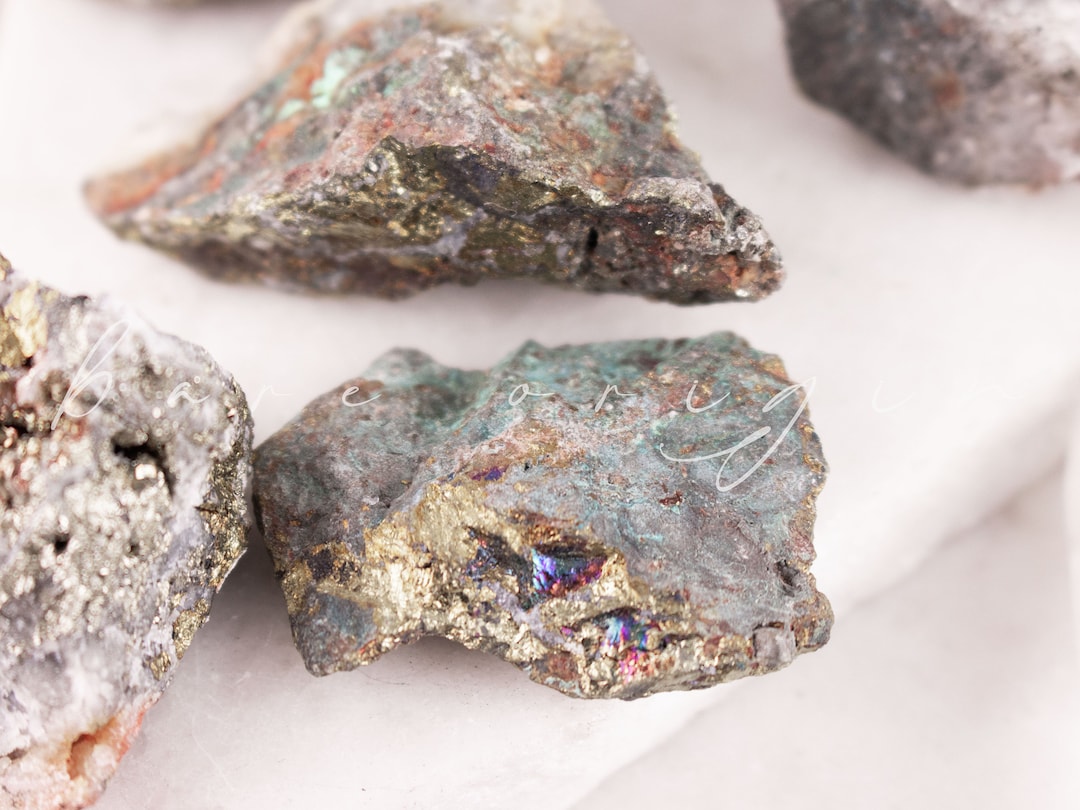 Rare Peacock Ore Chalcopyrite/stone of the Mystic/raw Rough Nuggets ...
