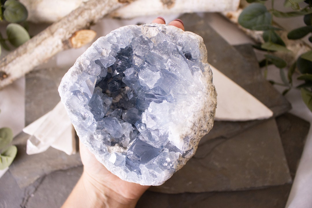 Angelic Communication Large Celestite Celestine Free Form Higher ...