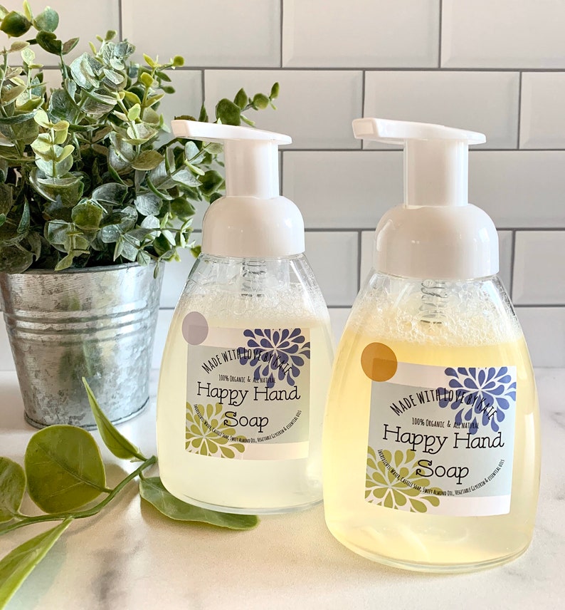 The Happy Hand Soap/all Natural Soap/gentle Foaming Hand | Etsy