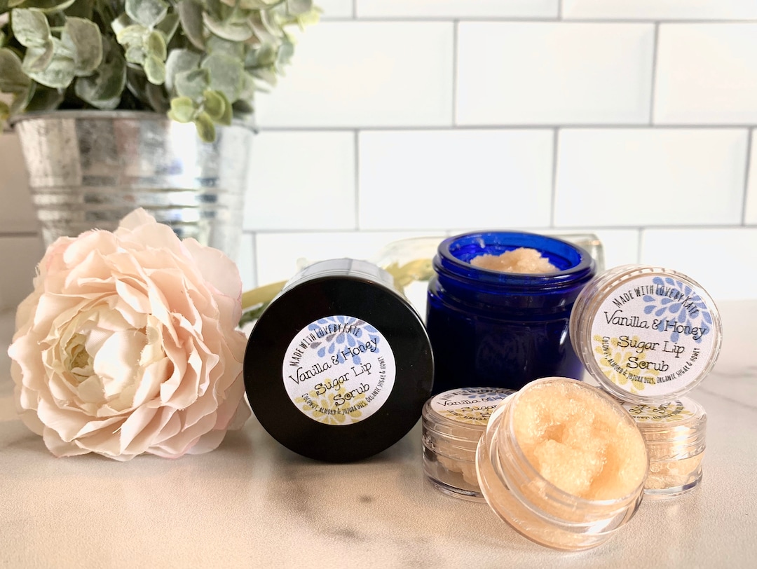 Vanilla & Honey Sugar Lip Scrub/lip Scrub/sugar Scrub/artisan Skincare ...